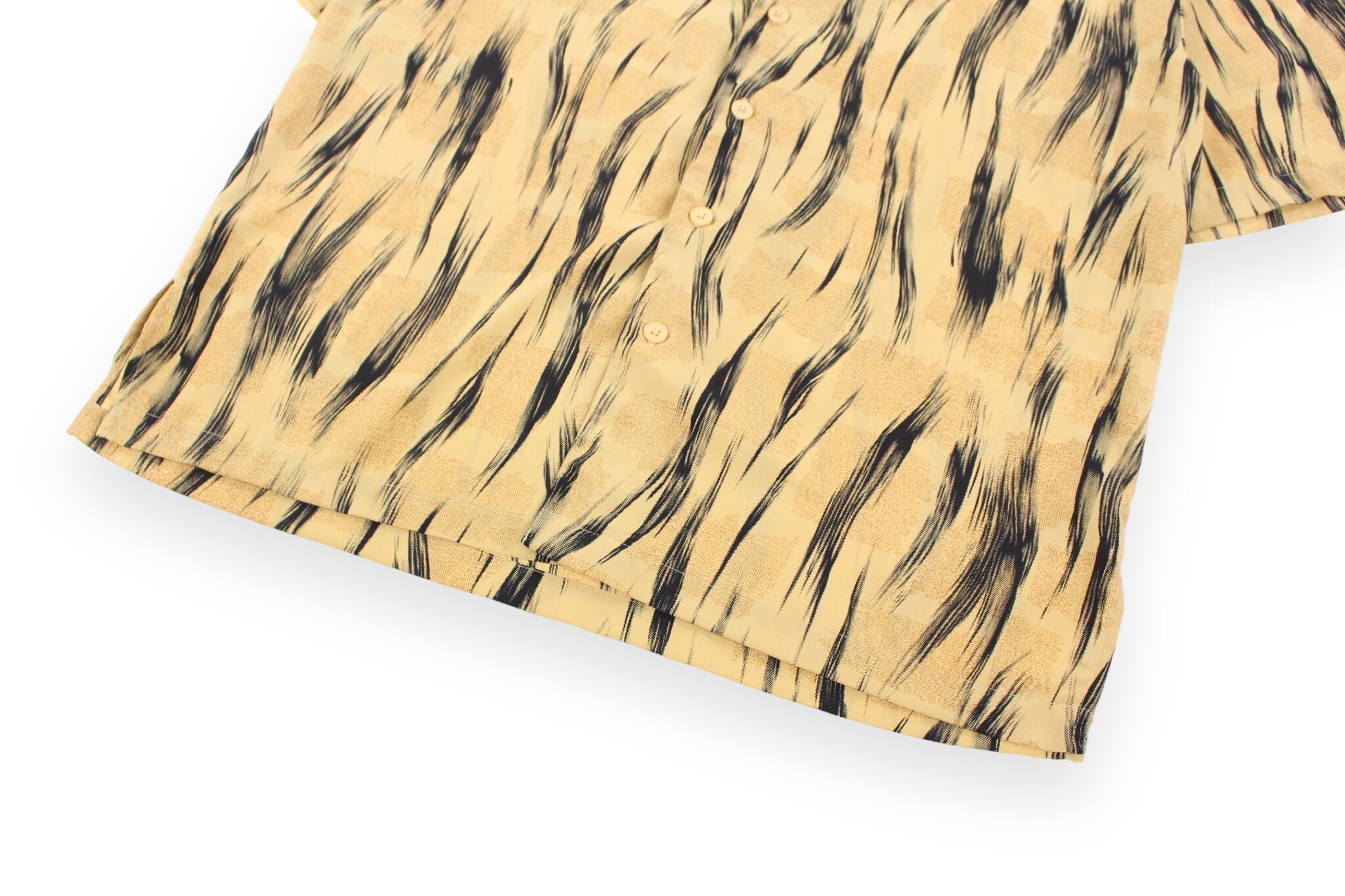 【COU】1990s MENCH abstract pattern open collar shirt -3617- | cv