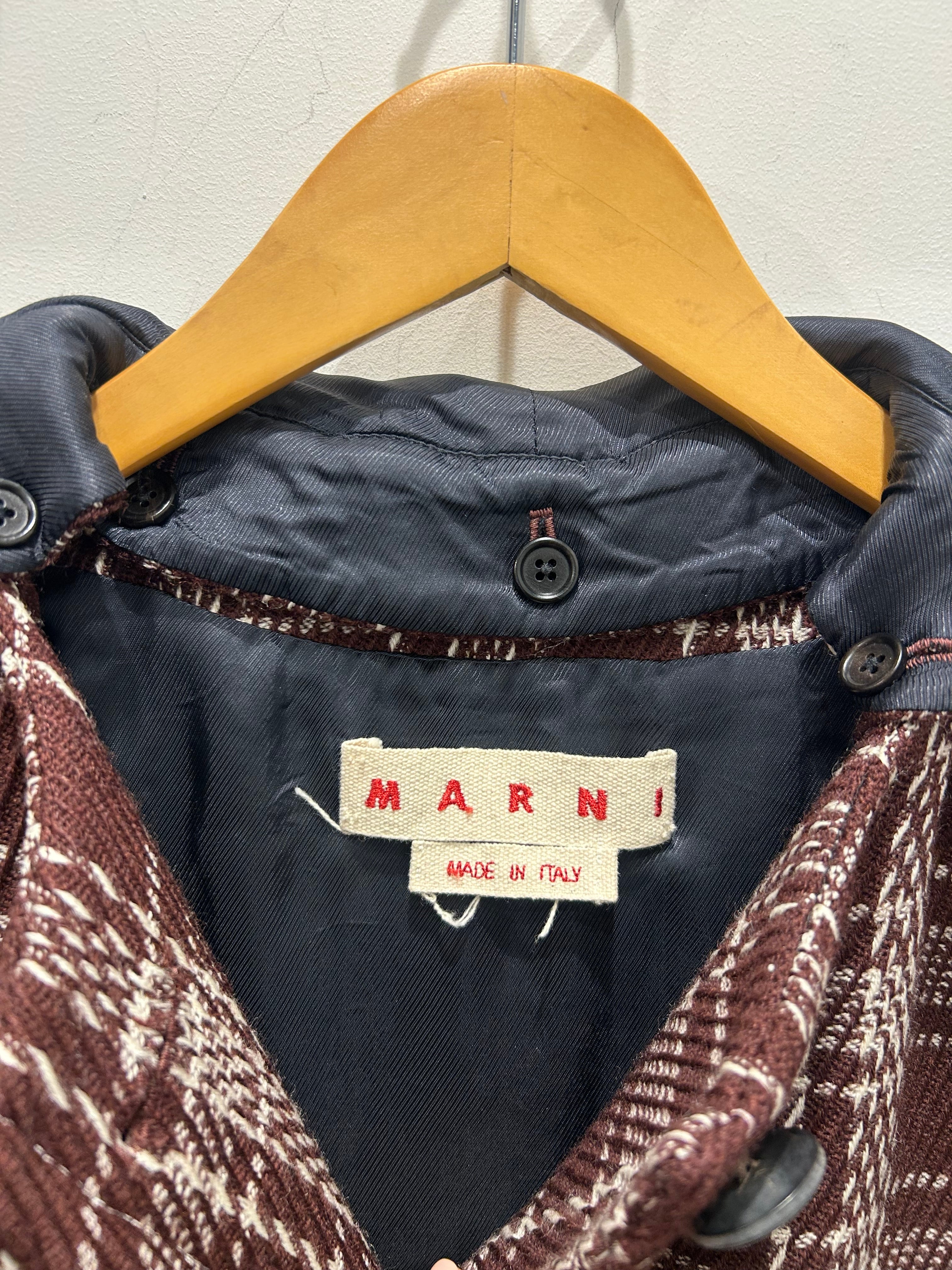 MARNI / vintage check patter coat. | AURA JAPON