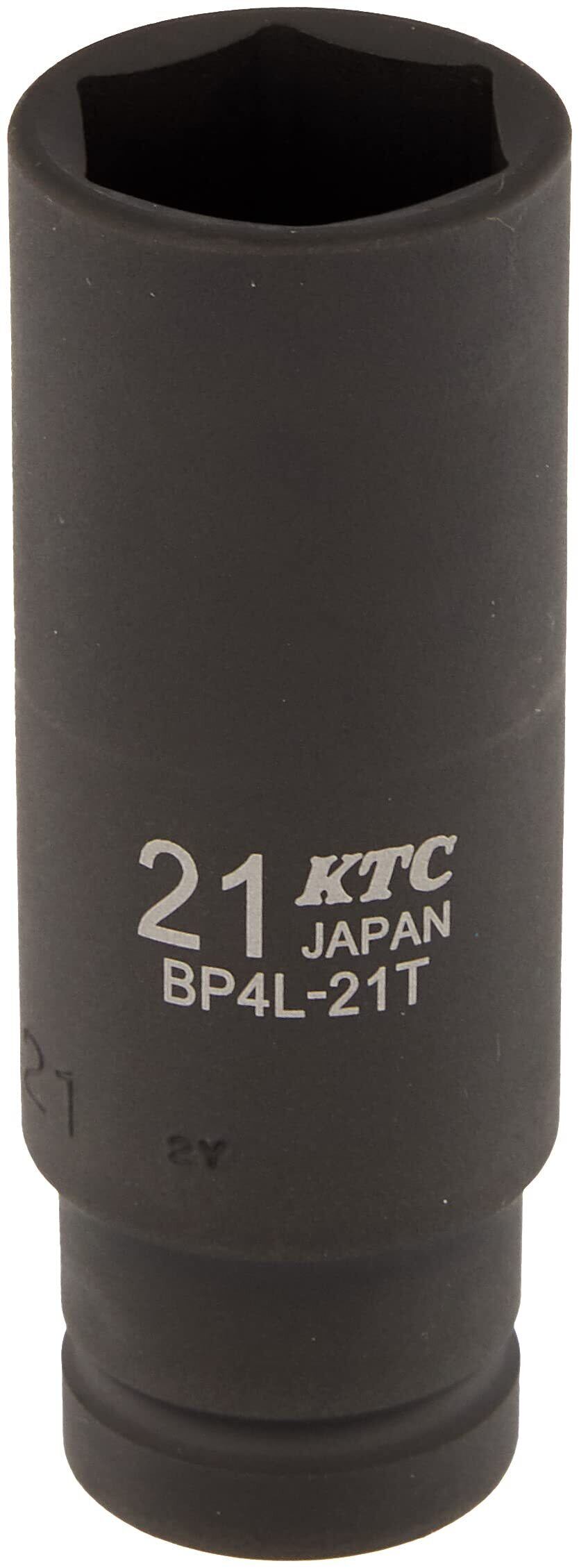 【在庫処分】京都機械工具(KTC) 12.7mm (1/2インチ) インパクトレンチ ソケット (ディープ薄肉) 21mm BP4L21TP | Pay ID