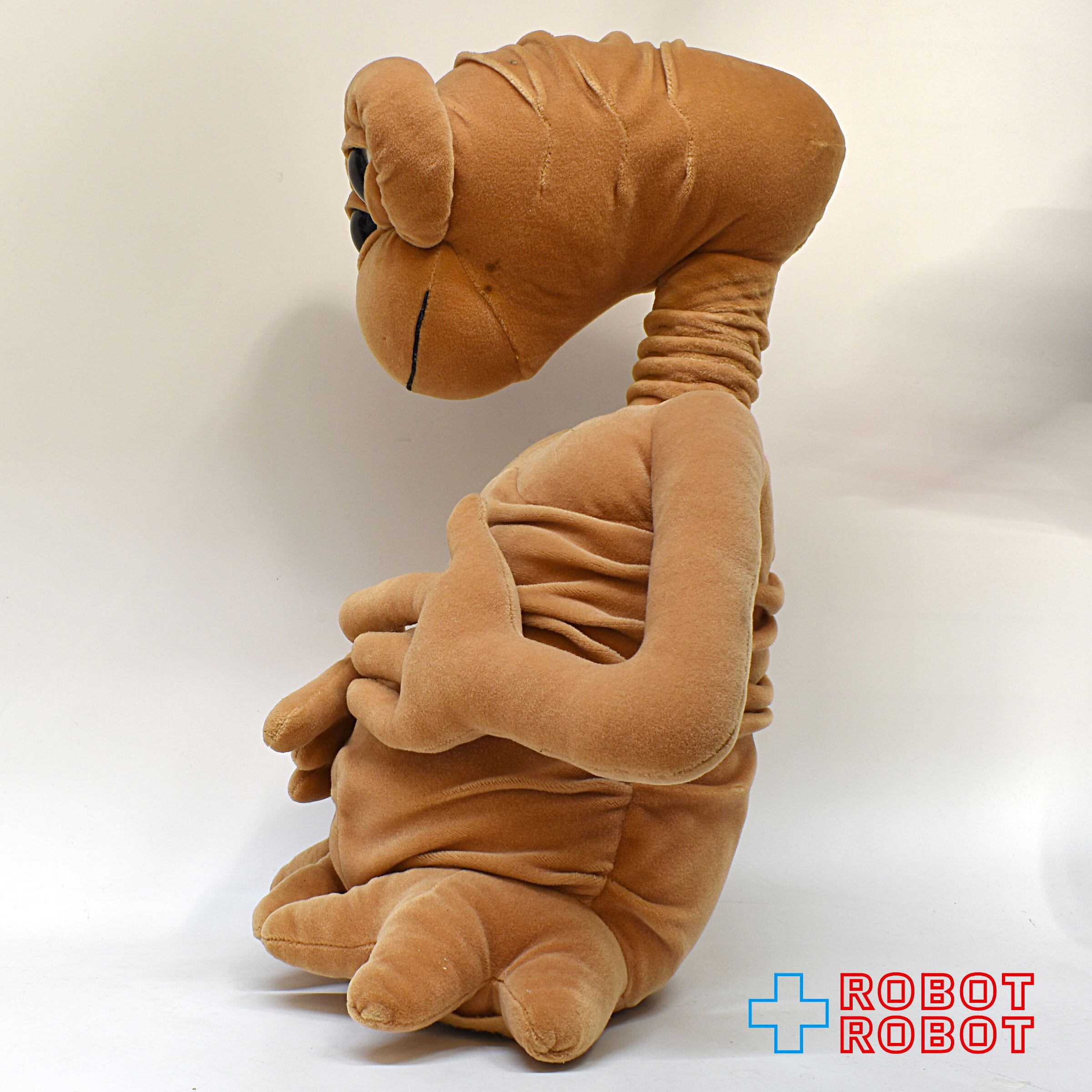 USJ E.T. ぬいぐるみ人形 50cm 手書き風の3行の布タグ | ROBOTROBOT