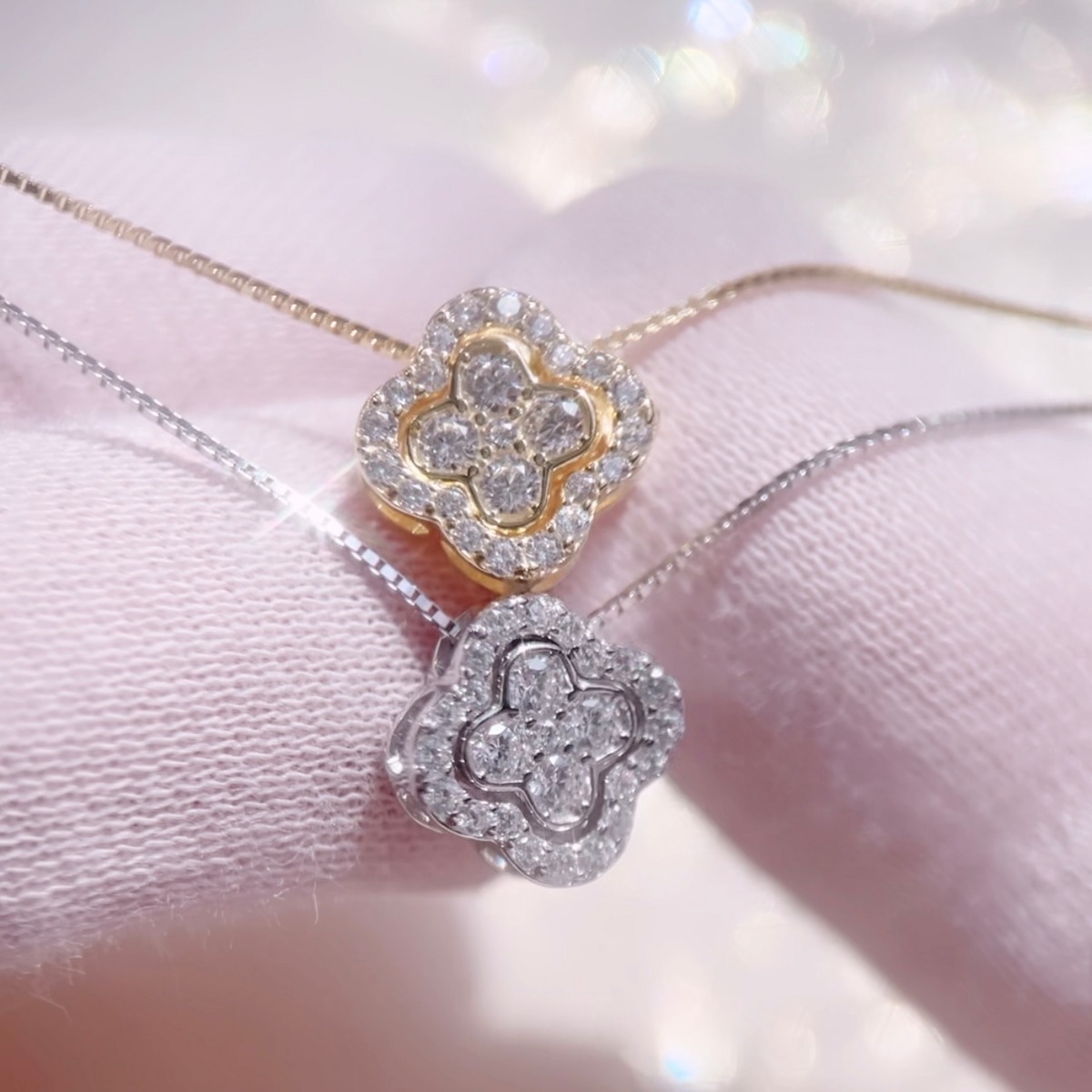 mini clover necklace | shellmii