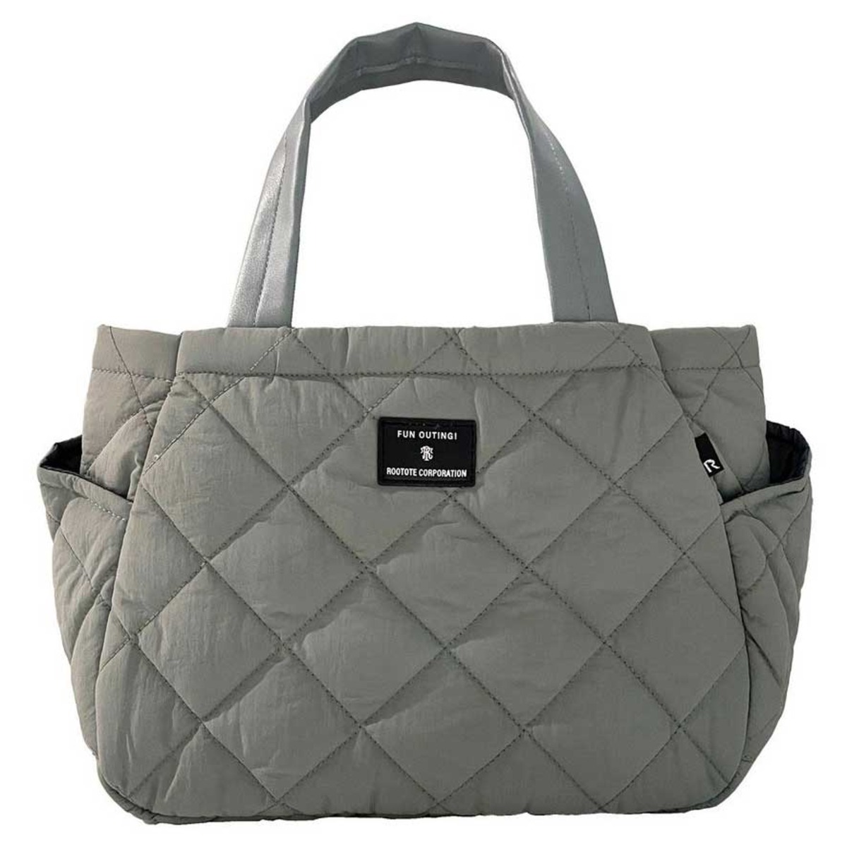 2024新作 トートバッグ ROOTOTE Parootie DELI Quilt 1332 ルートート LT.デリ.パルーティ.キルト-C グレー | CDF