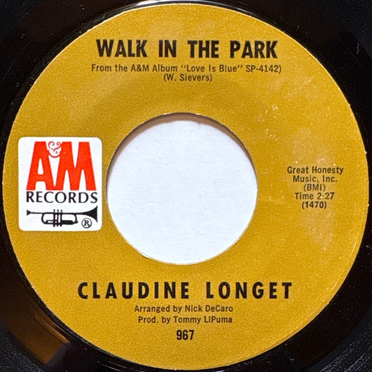 Claudine Longet Walk In The Park Who Needs You So Tough Records