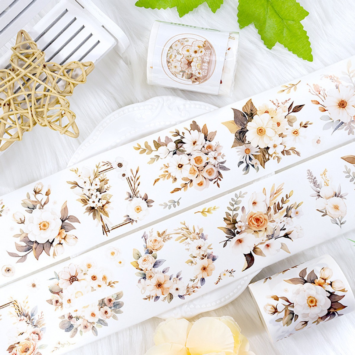 新作☆FT323 Five Treasure 五宝文創【怡静春光】マスキングテープ 特殊インク 剥離紙付 | cherish365_zakka