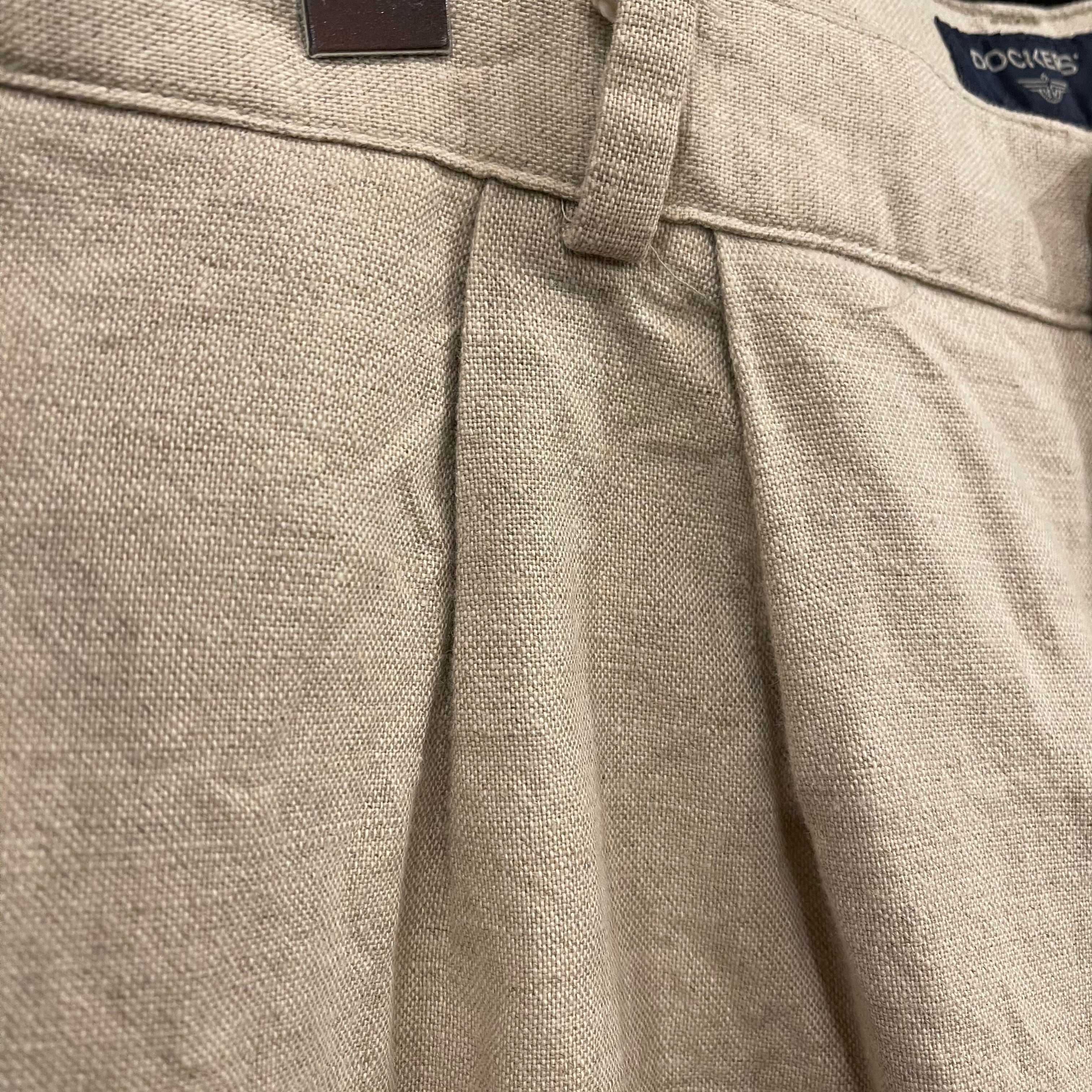 Dockers 2 Tuck Linen Pants | VOSTOK