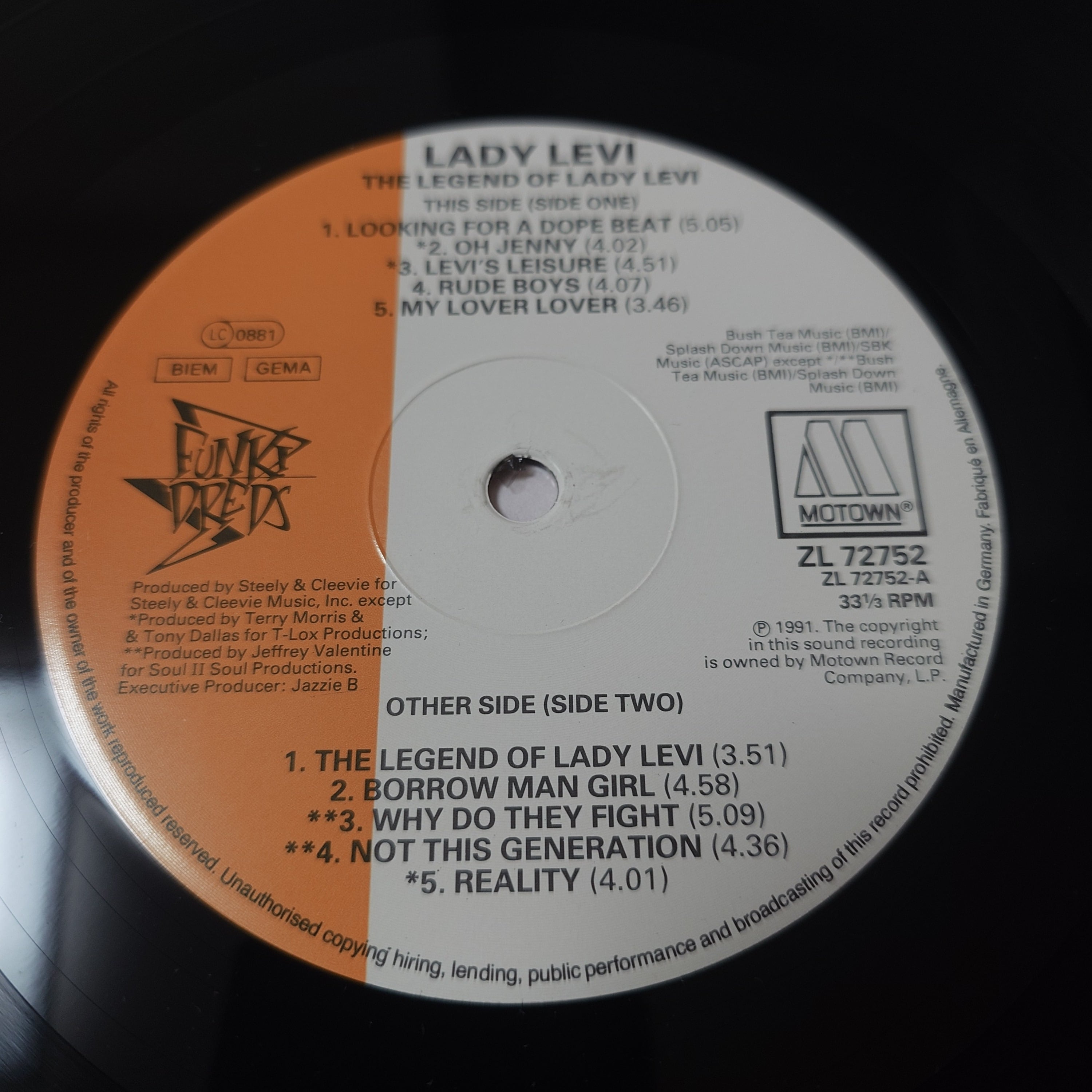 Lady Levi - The Legend Of Lady Levi / Rude Boy収録！！ / My Lover Lover ...