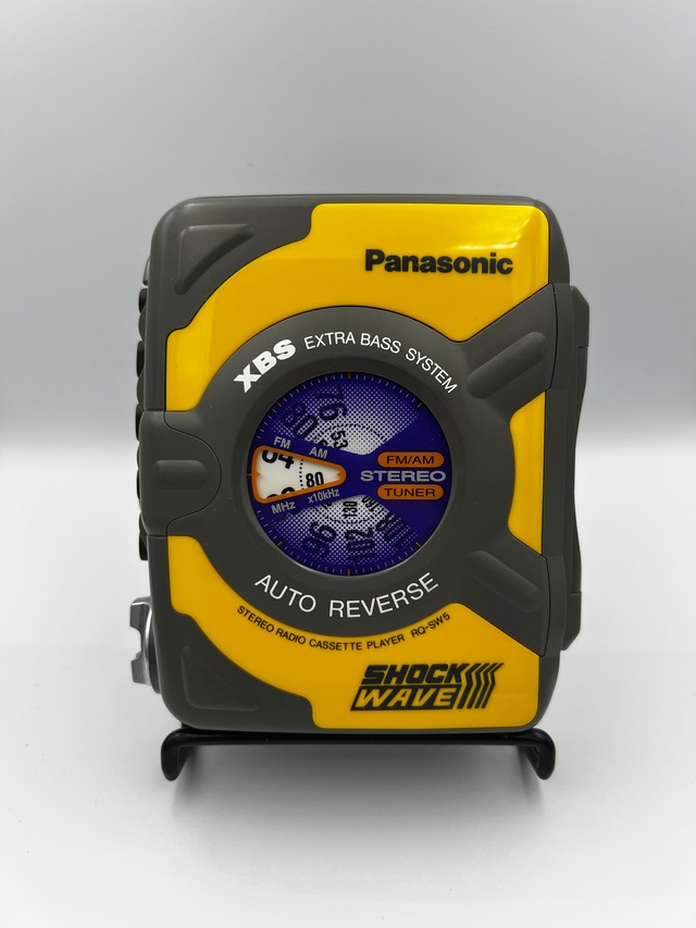 Panasonic SHOCK WAVE RQ-SW5 ① イエロー カセットプレーヤー | TAPE PACKS