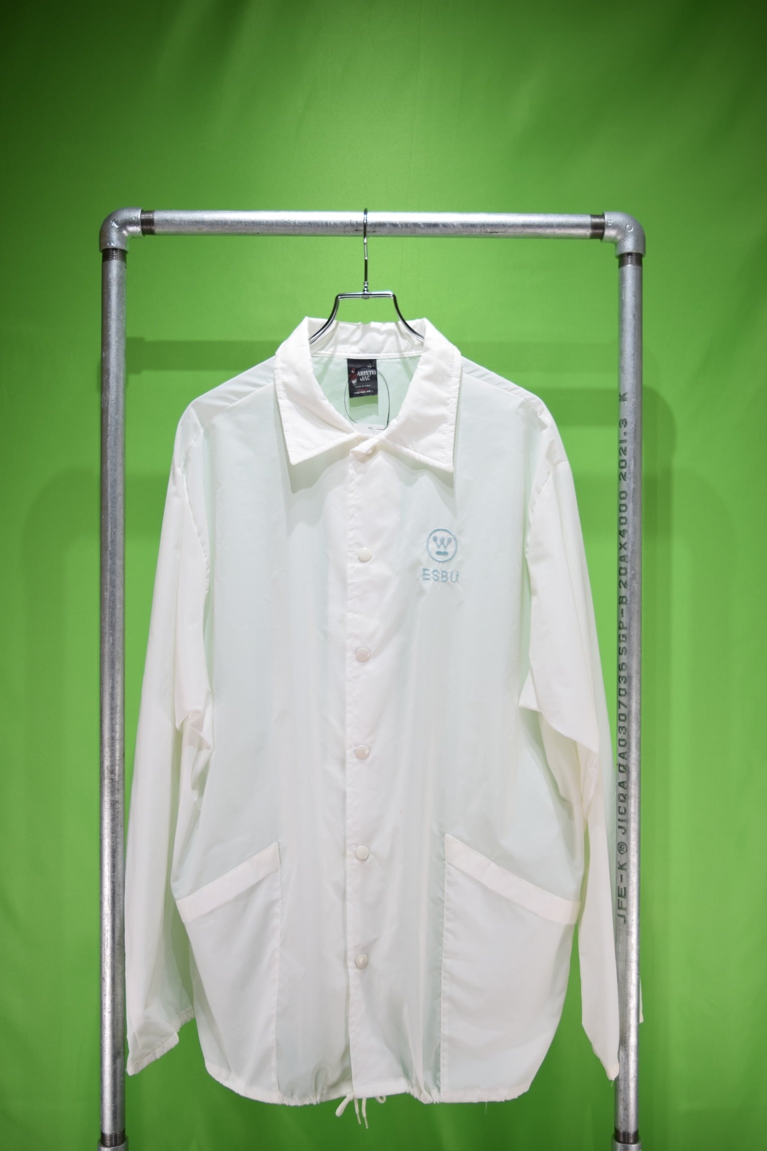 vintage us white nylon coach jacket USA製 | Pay ID