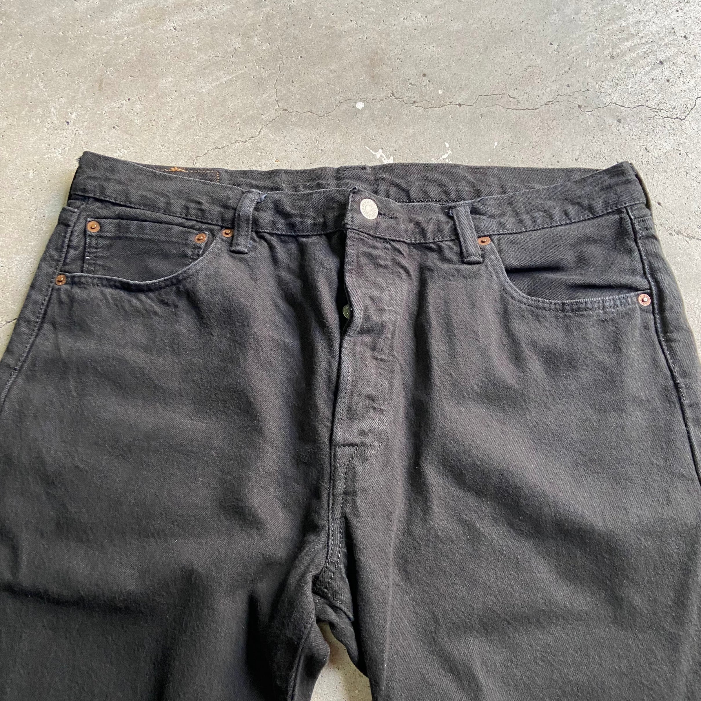 Levi's リーバイス 501 ストレートデニムパンツ ブラックデニム Levi's リーバイス 501 ストレートデニムパンツ ブラックデニム