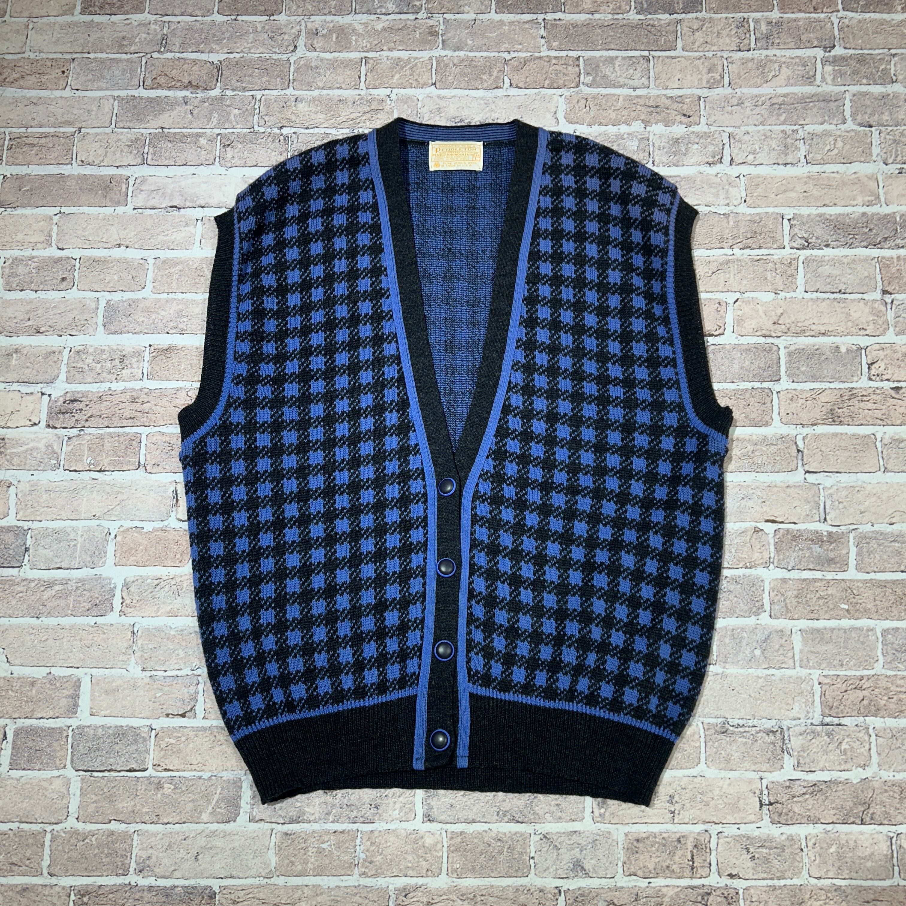 1970s PENDLETON WOOL KNIT VEST W'S | safarionline