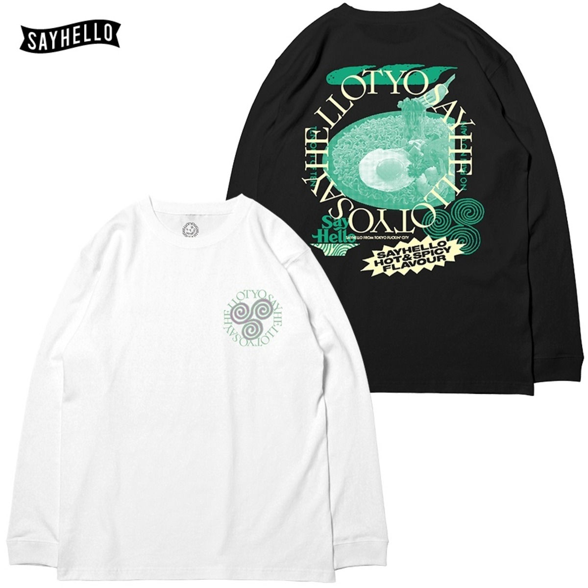 SAYHELLO : Hot & Spicy L/S Tee | FULLSPEC.