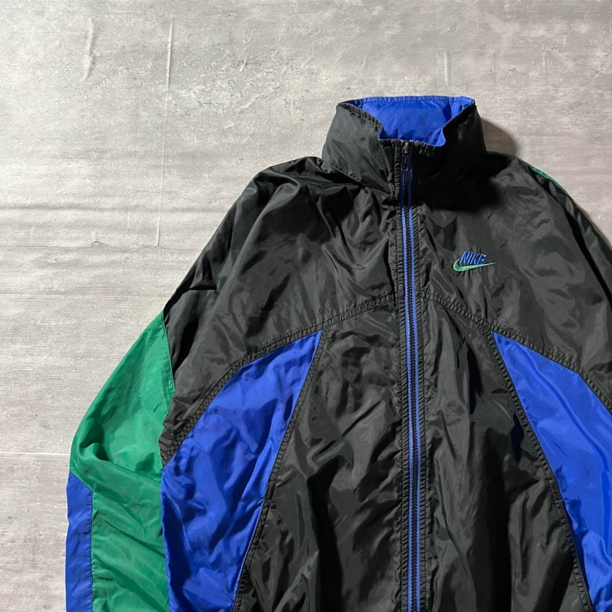 NIKE / multi color nylon jacket size XL(18/20 M相当） | 古着屋COBBLES (コーブレス)