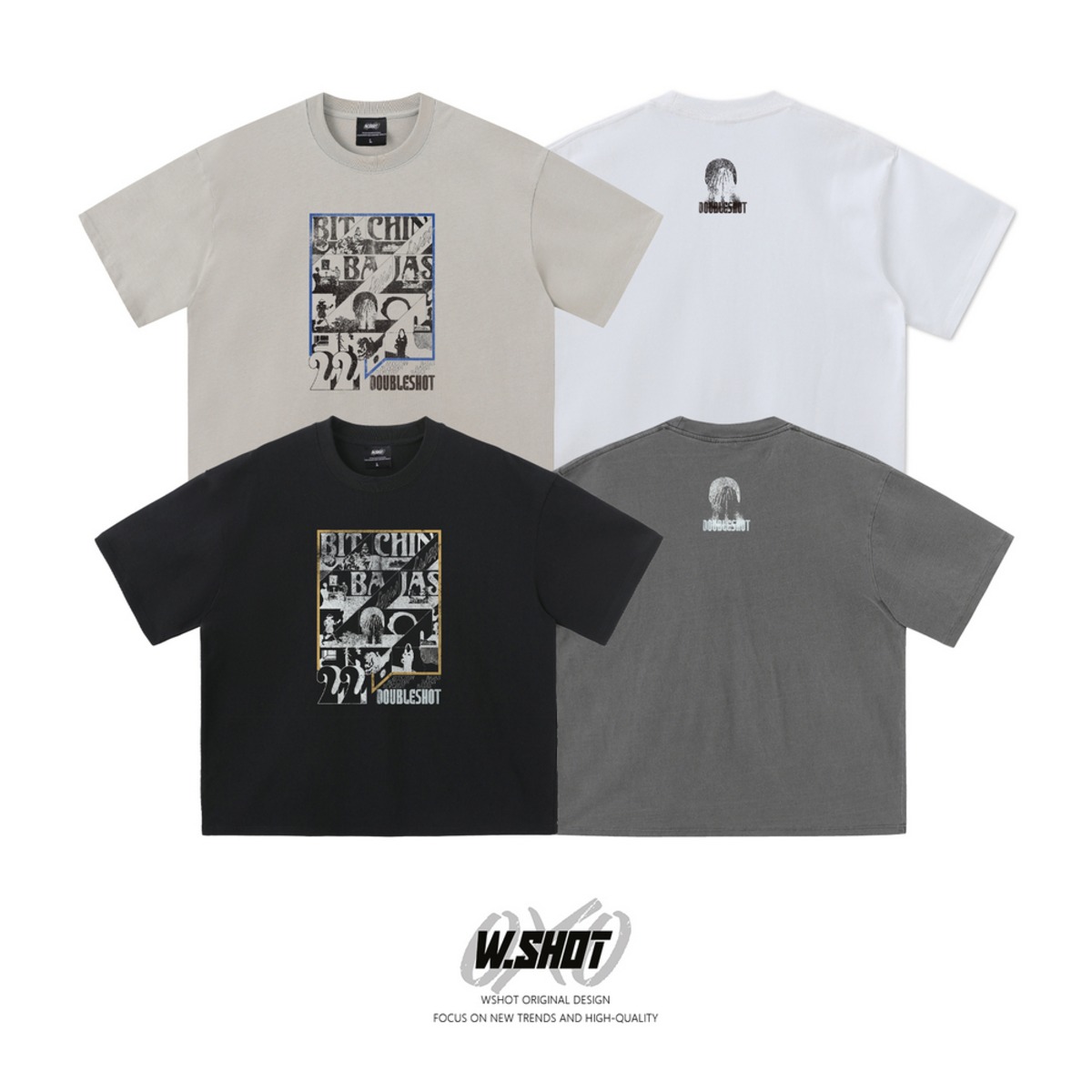 WSHOT Original Bitchin Band Boxy Fit Tee WS088 | wshot