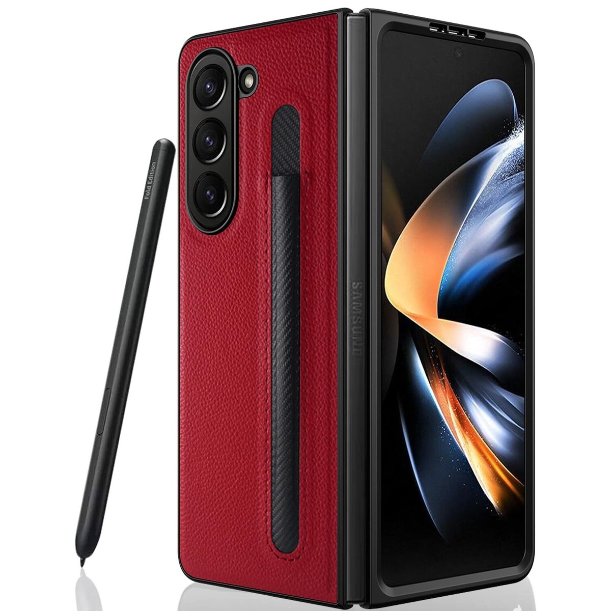 【新春セール】Galaxy Z Fold5 5G ケース Sペン収納 軽量 SC-55D SCG22 適用 ギャラクシー z フォールド5 Sペン カバー 耐衝撃 GalaxyZfold5 ...