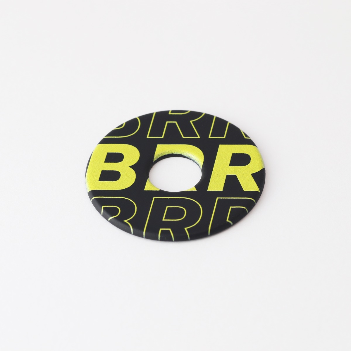 Silky Touch | Lever disc| Black | Yellow Big Logo | BRR Custom Arcade