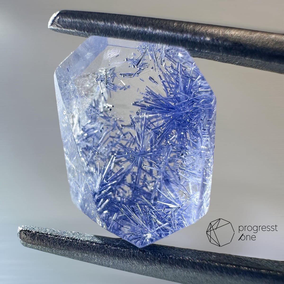 デュモルチェライトインクォーツ1.69ct | progresstone