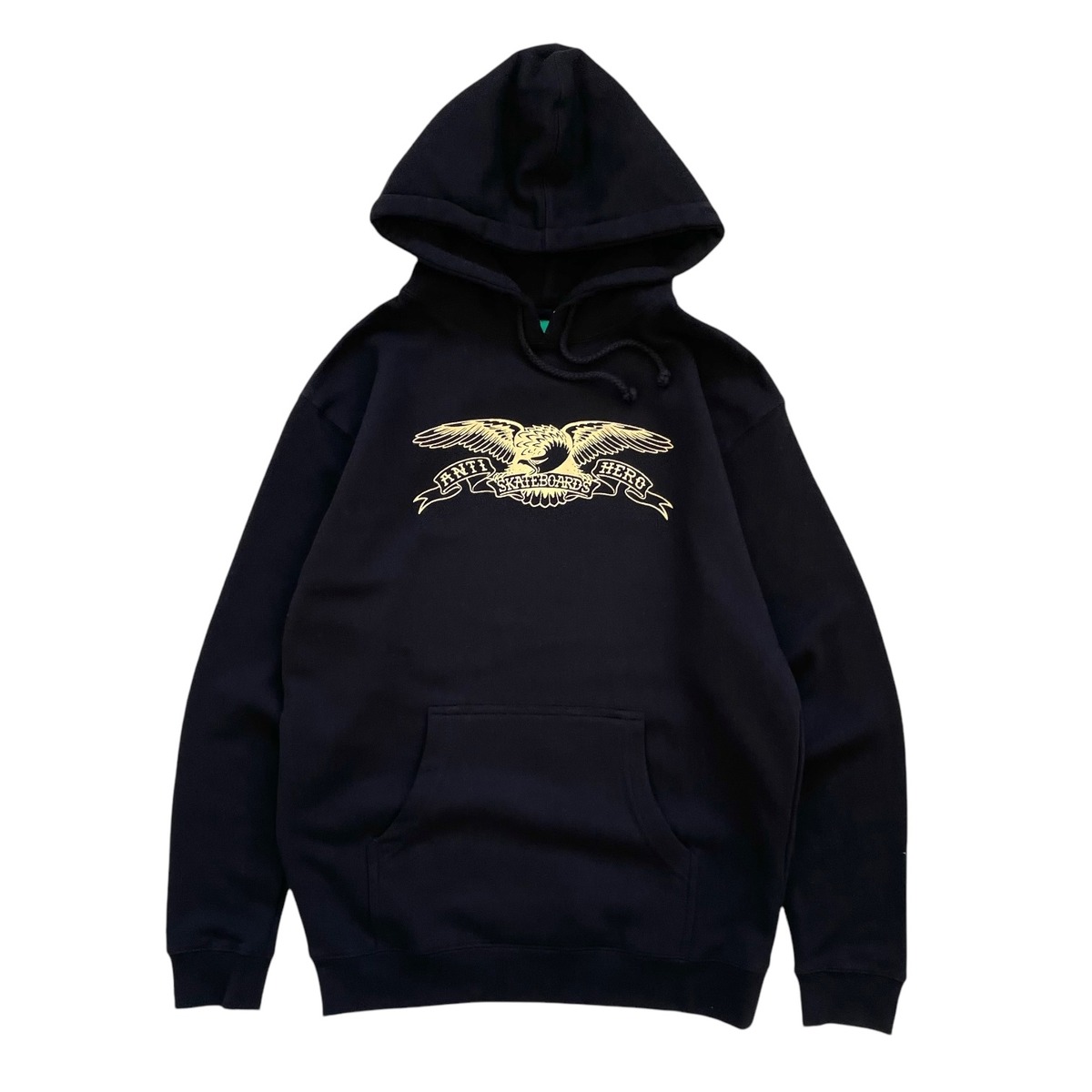 Anti Hero Basic Eagle Pullover Hoodie - Black | REVERSE STORE