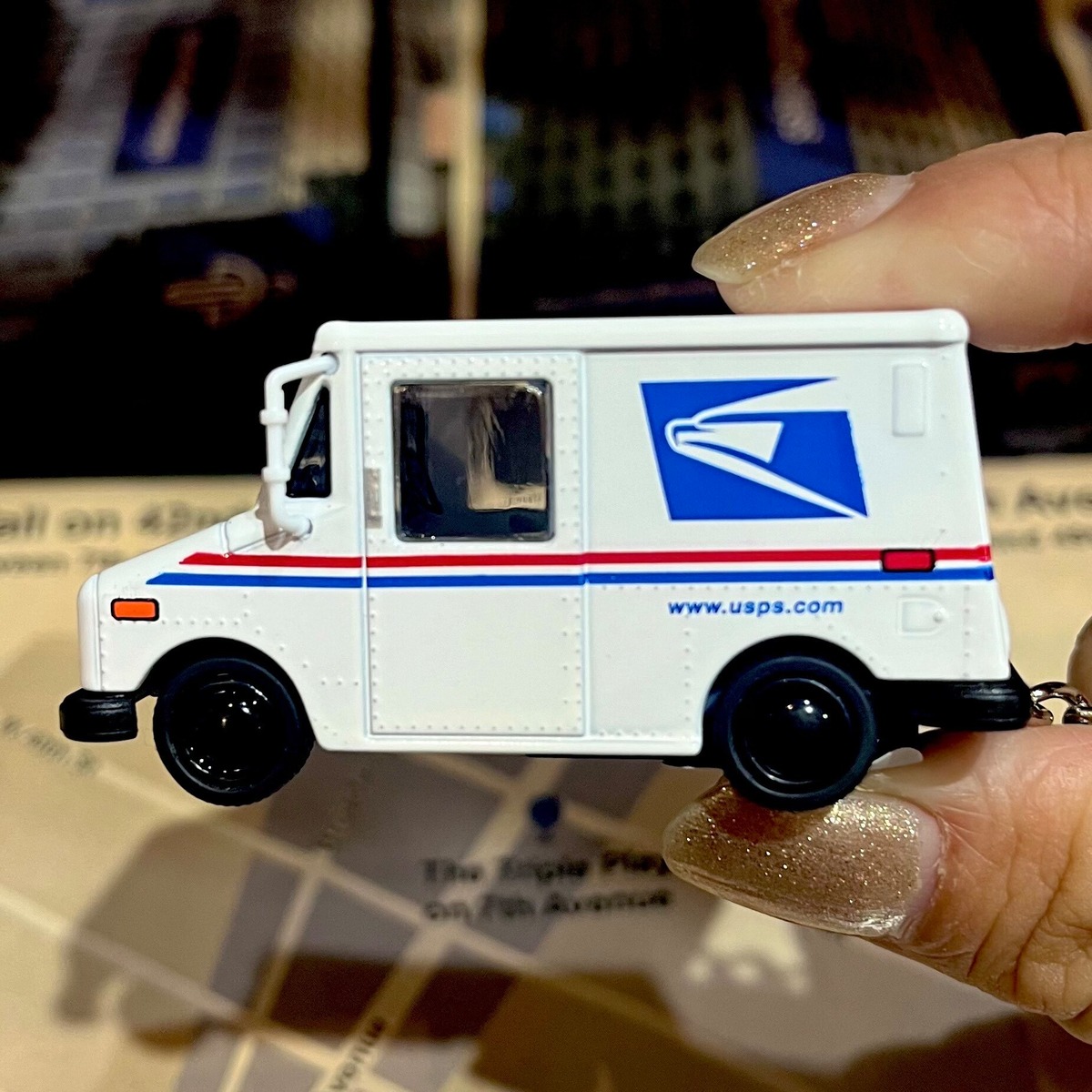 USPS デリバリートラック キーホルダー stp-VE-USPSK | THE DIY DEPOT