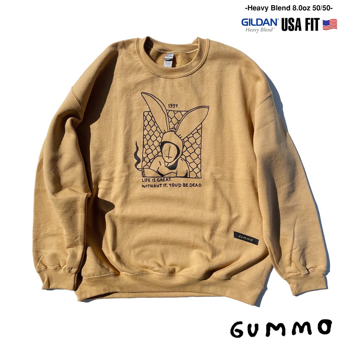 GUMMO 1997 「LIFE IS GREAT. WITHOUT IT,YOU'D BE DEAD」ガンモ 映画トレーナー スウェット ...