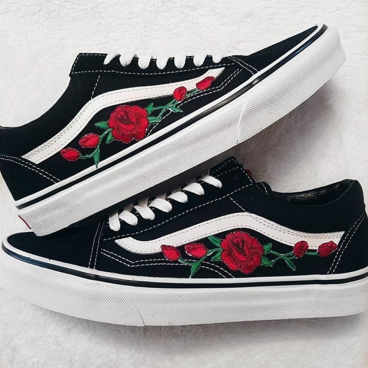 VANS OLD SKOOL RoseBuds Custom オールドスクール ローズカスタム | スニーカーカスタムショップ ...