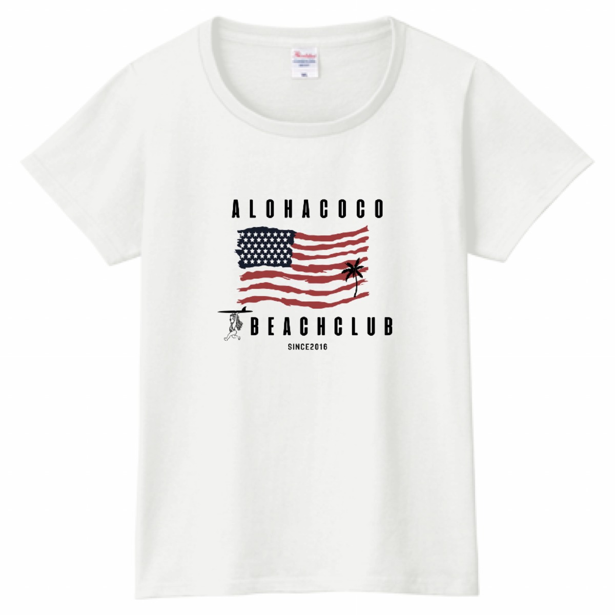 SINCE2016 USA ladies tee | ALOHACOCO