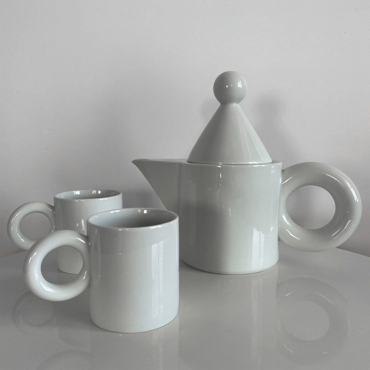 80s memphis design tea set | MORNING SHOP