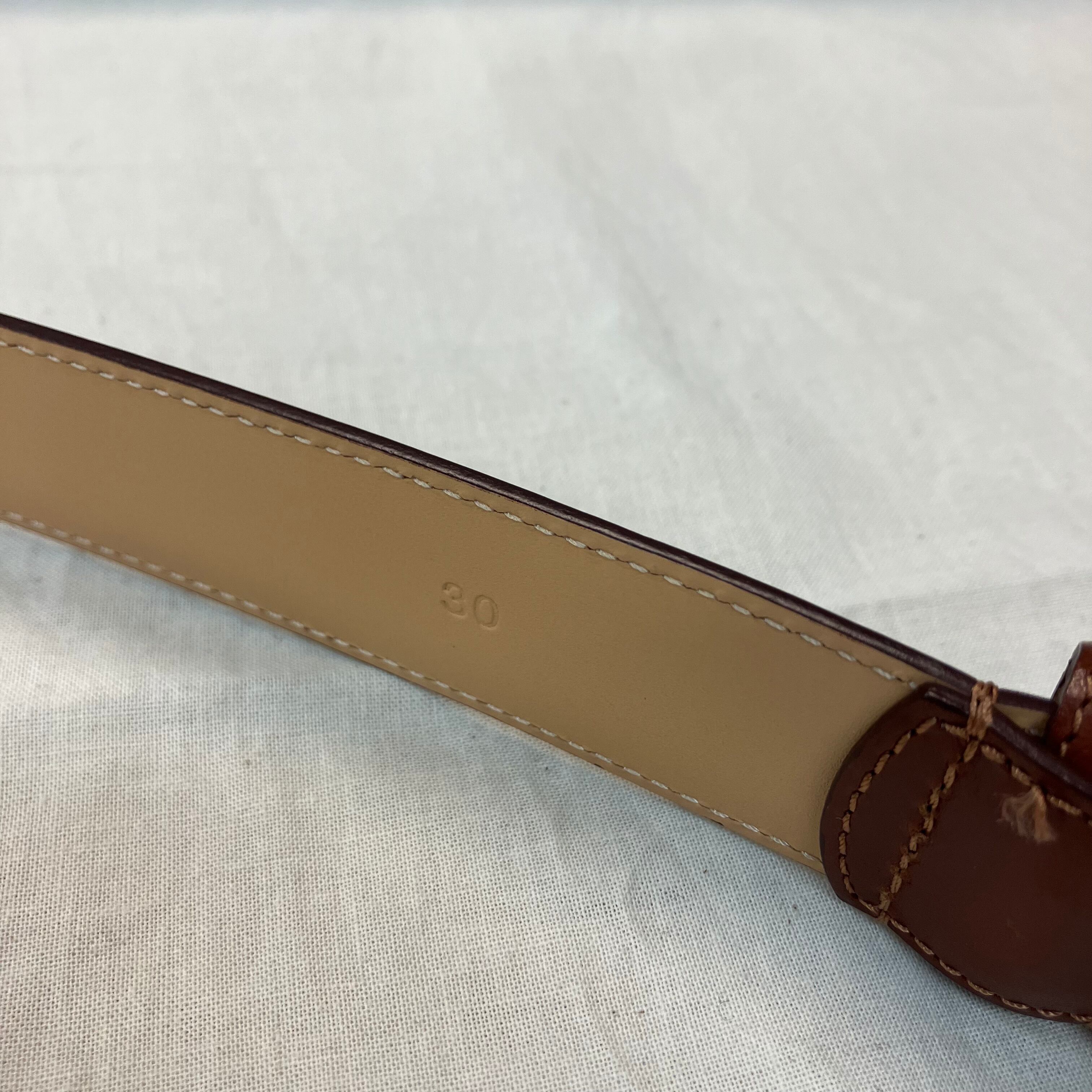 CROCKETT&JONES LEATHER BELT 30 | safarionline