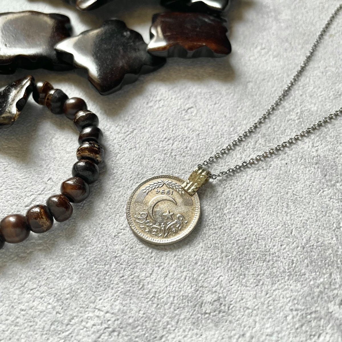 ヴィンテージ コイン Kuchi ネックレス 《C-0052》 | ModernLoop ユーズドアクセサリー専門店