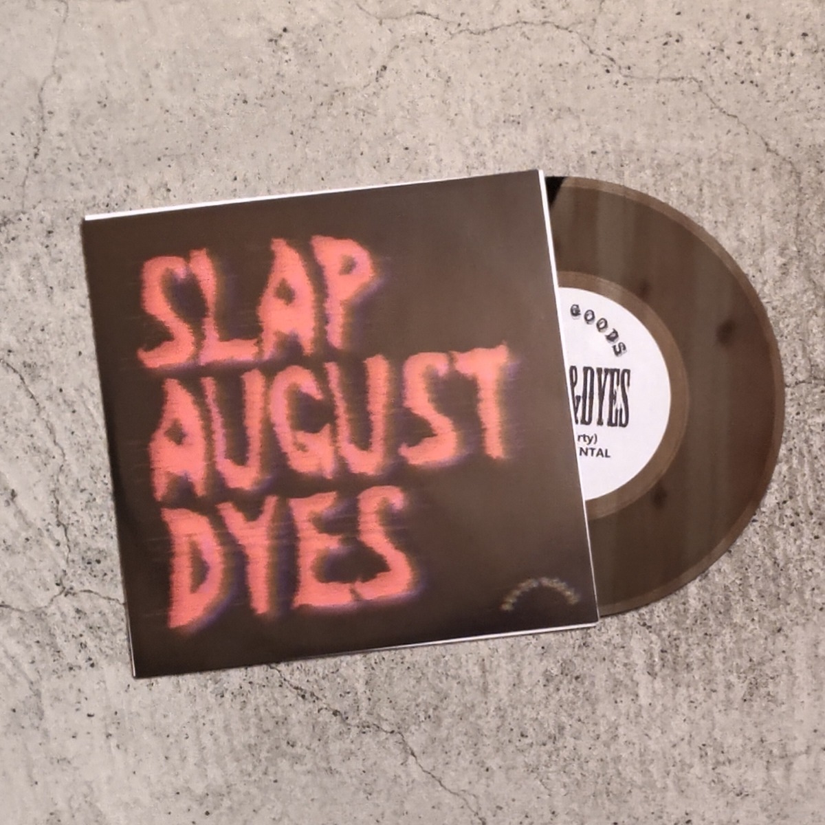 SLAP/AUGUST&DYES 7inch vinyl | Dusty goods
