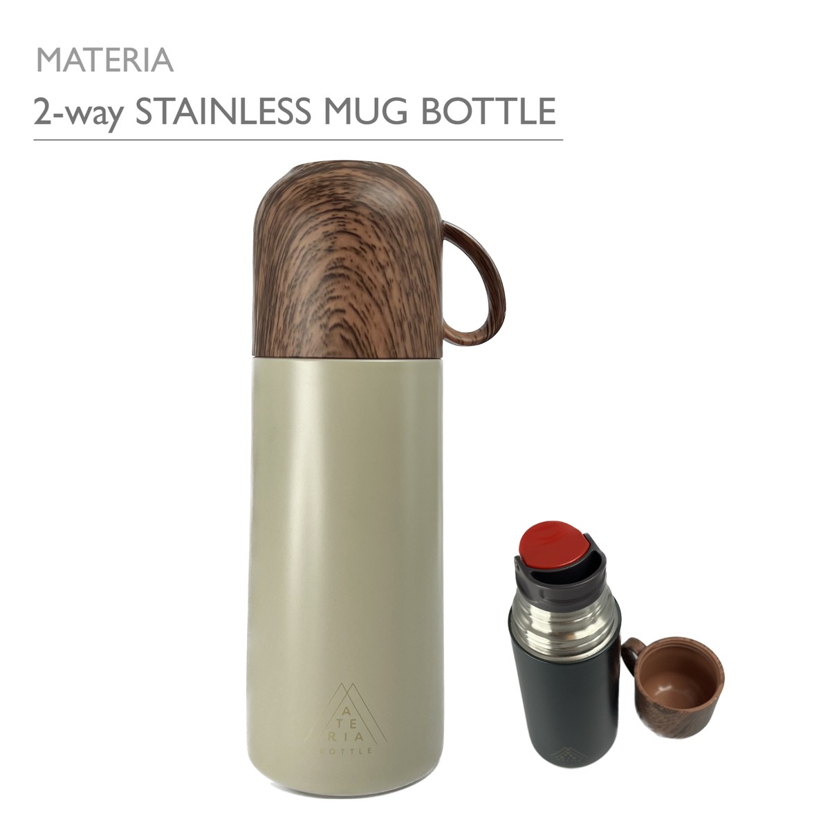 ATERIA 2-way STAINLESS MUG BOTTLE | WISE clothing