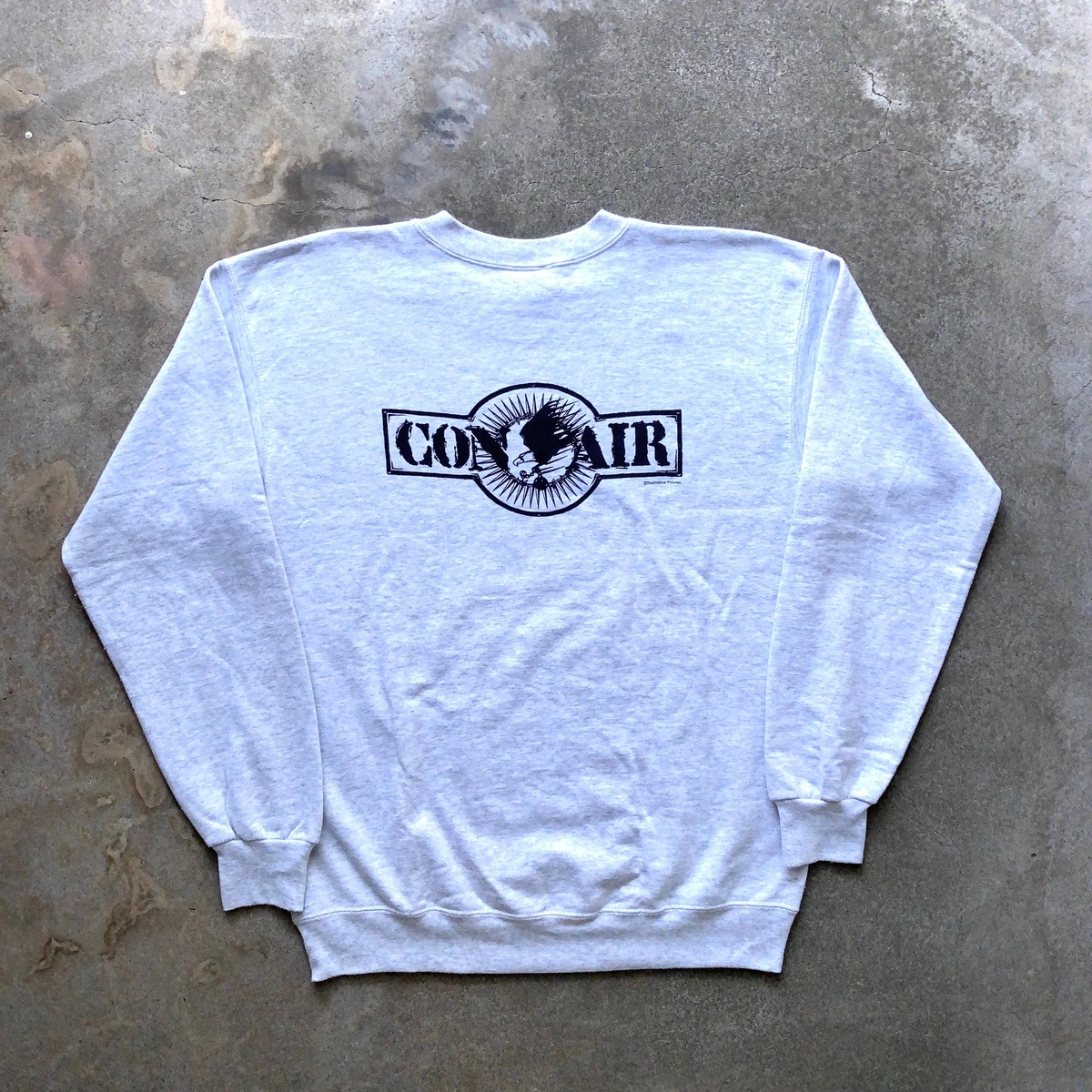 90's Con Air Movie 1997 Printed Sweatshirt Promo Nicholas Cage MADE IN ...