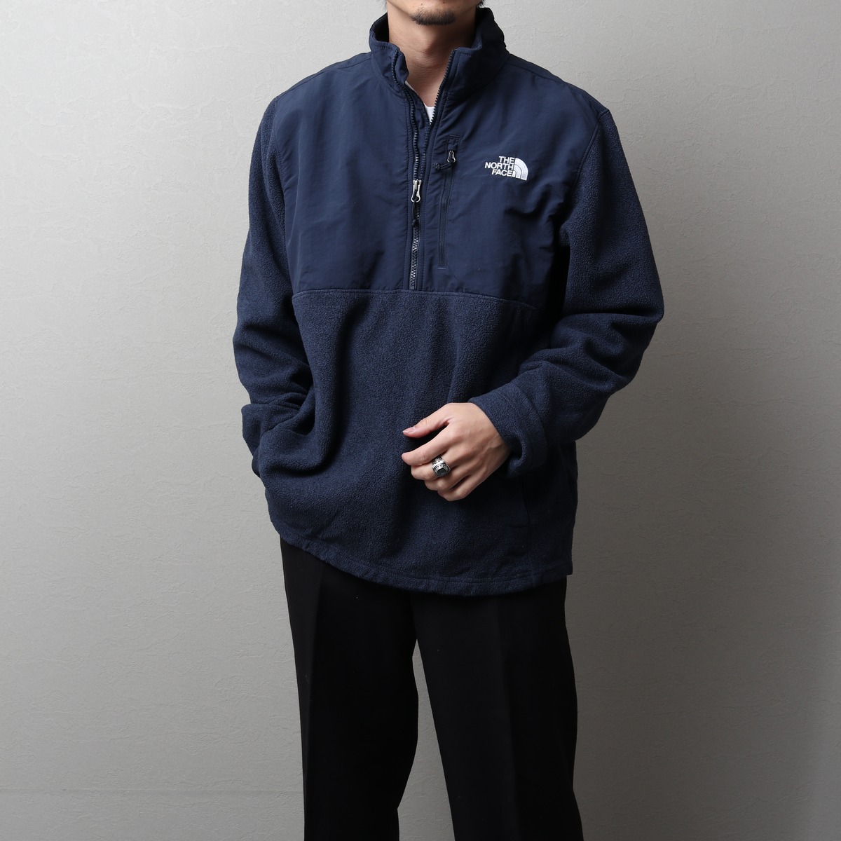 The North Face Half-Zip Fleece Shirt "mensl" 143007 | ulc vintage [used ...