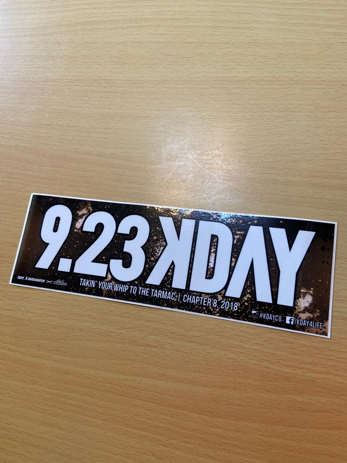 Kday‼︎ Chapter8 AW Stickerコラボデカール | Kday!! Sendai official store