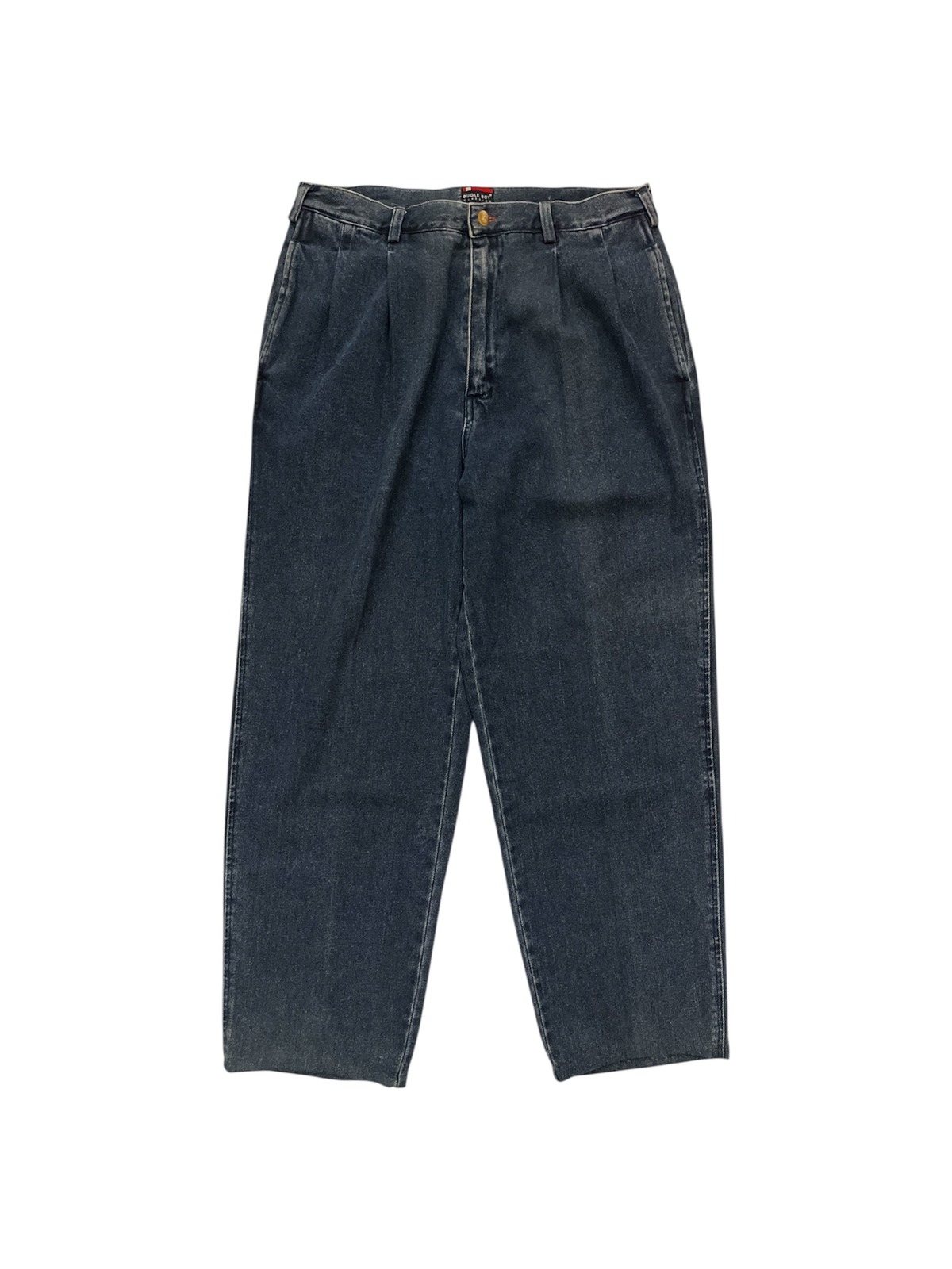 90s Bugle Boy Classics Pleated Denim Slacks 90年代 Bugle Boys 2タック デニム ...