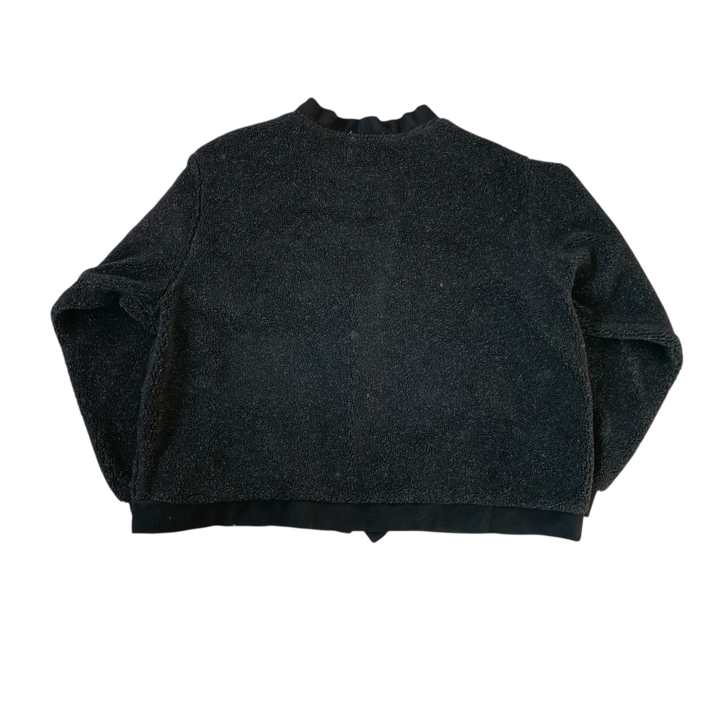 80s~90s ORVIS Mix color boa fleece cardigan | What’z up