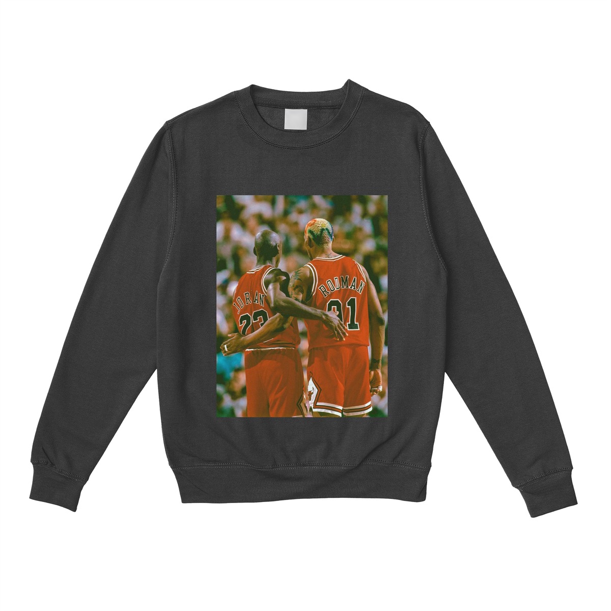 Jordan & Rod Man Sweat (black/white) | 【公式】Unknown Clothing