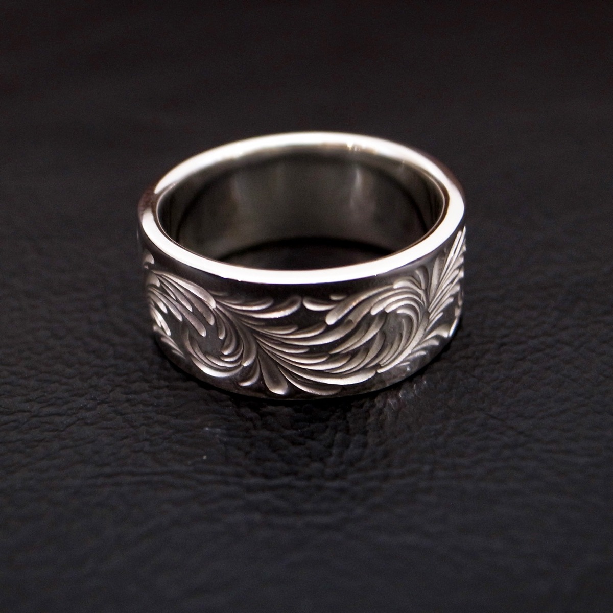 TARO WASHIMI : ARABESQUE DESIGN 10mm RING | Gusset