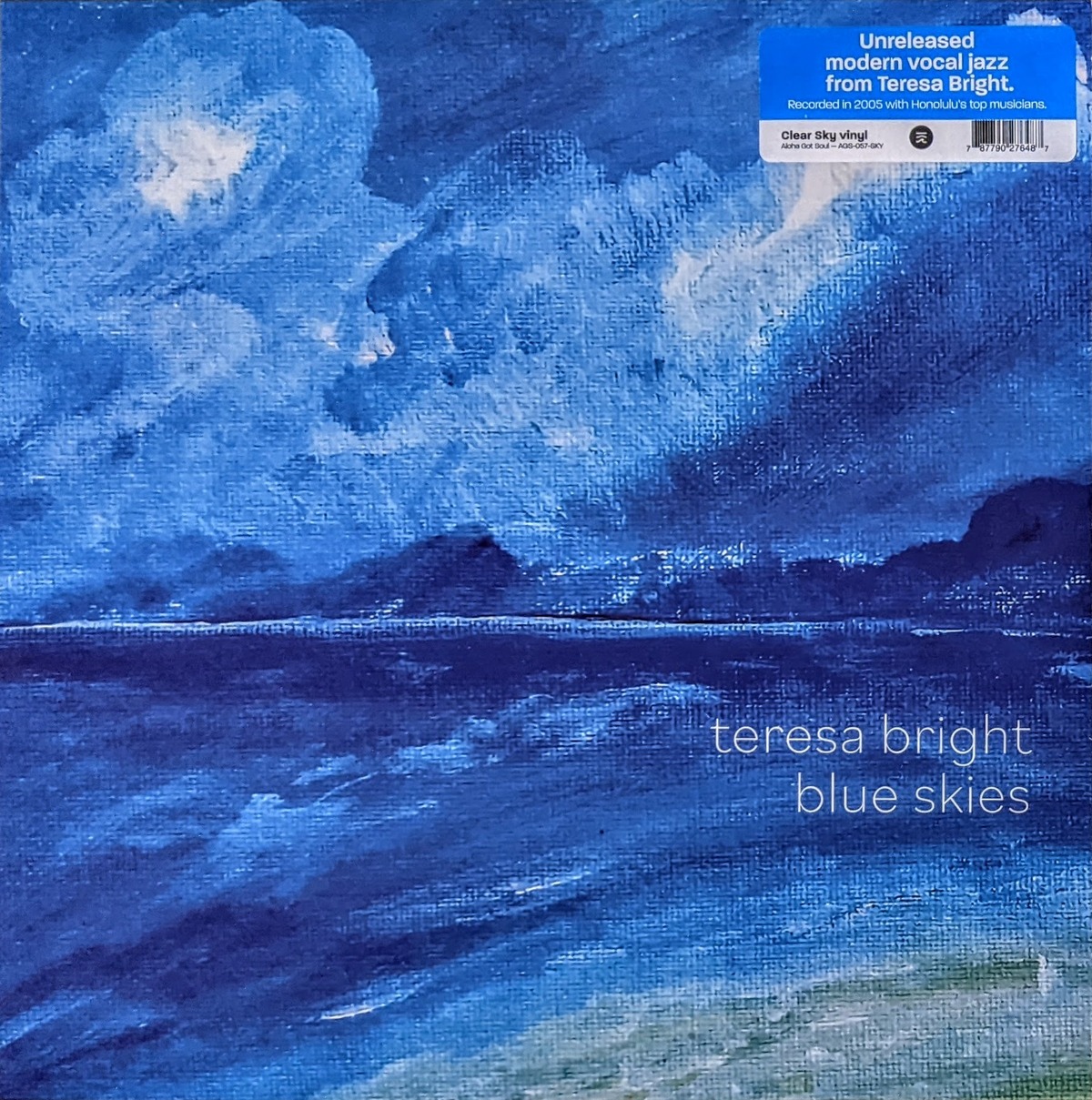 Teresa Bright テレサ・ブライト - Blue Skies 限定ブルー・クリアー・カラー・アナログ・レコード | Music ...