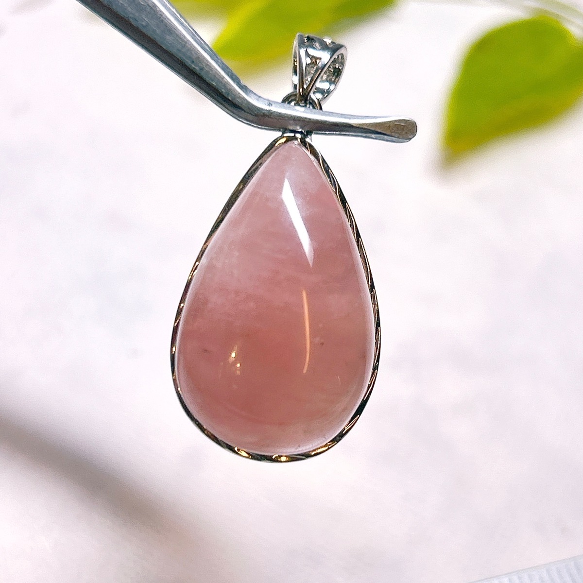 【E15531】ディープローズクォーツ ペンダント ピンク 濃いピンク マダガスカル Deep Rose Quartz Rose quartz ...
