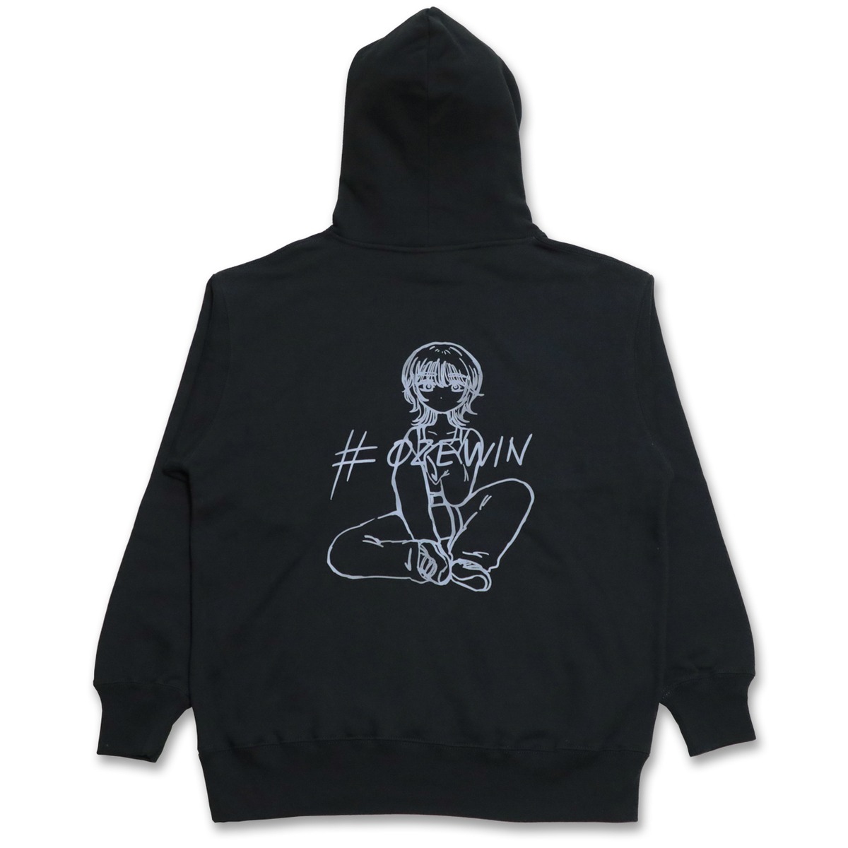 SUKIMA Series 006 #OZEWIN HOODIE Black | BRAND OZE