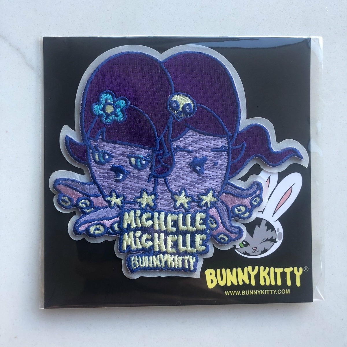 MICHELLE MICHELLE EMBROIDERED PATCH | letteringavenue