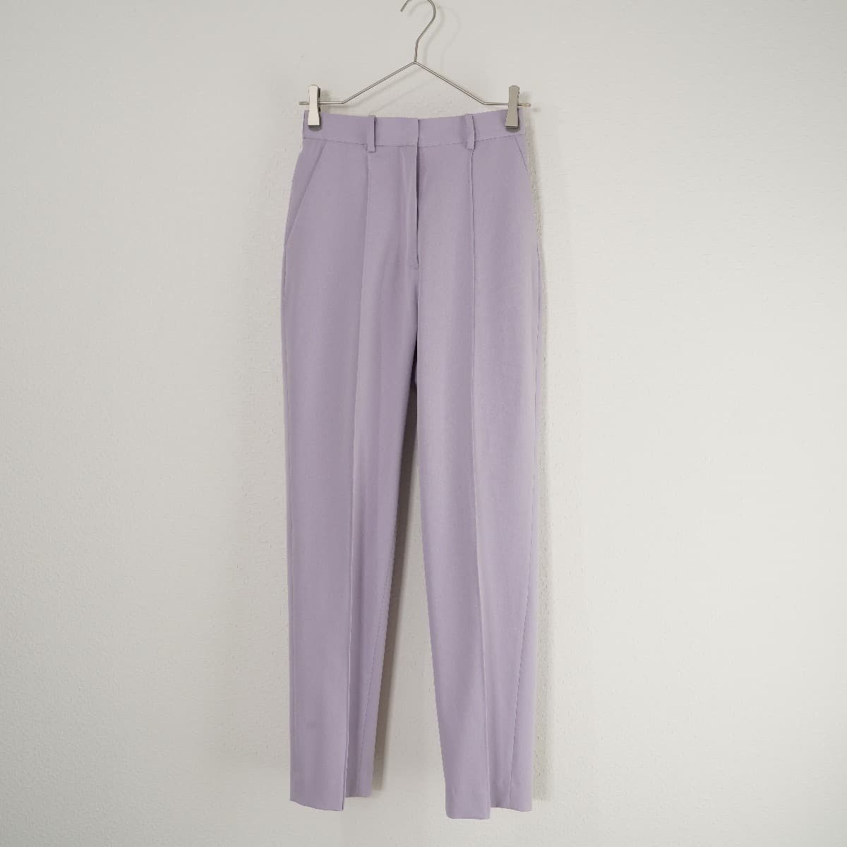 未使用 Ameri アメリ MANNISH TAPERED PANTS マニッシュテーパードパンツ センタータック ラベンダー | 「フクル」ファッションブランドユーズドセレクトショップ