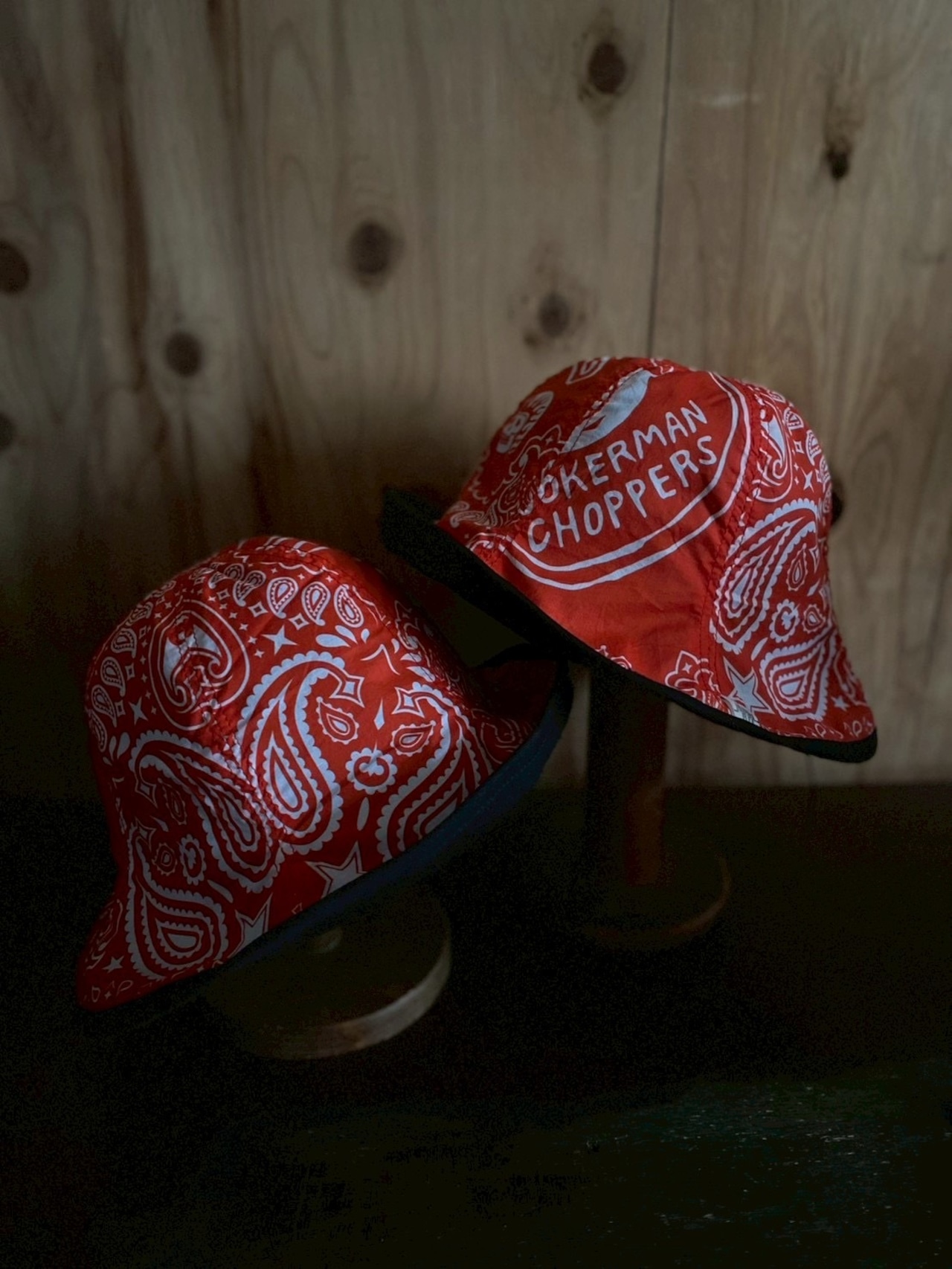 minami.made×JOKERMAN CHOPPERS - tulip hat “bandana RED“ | JAYS