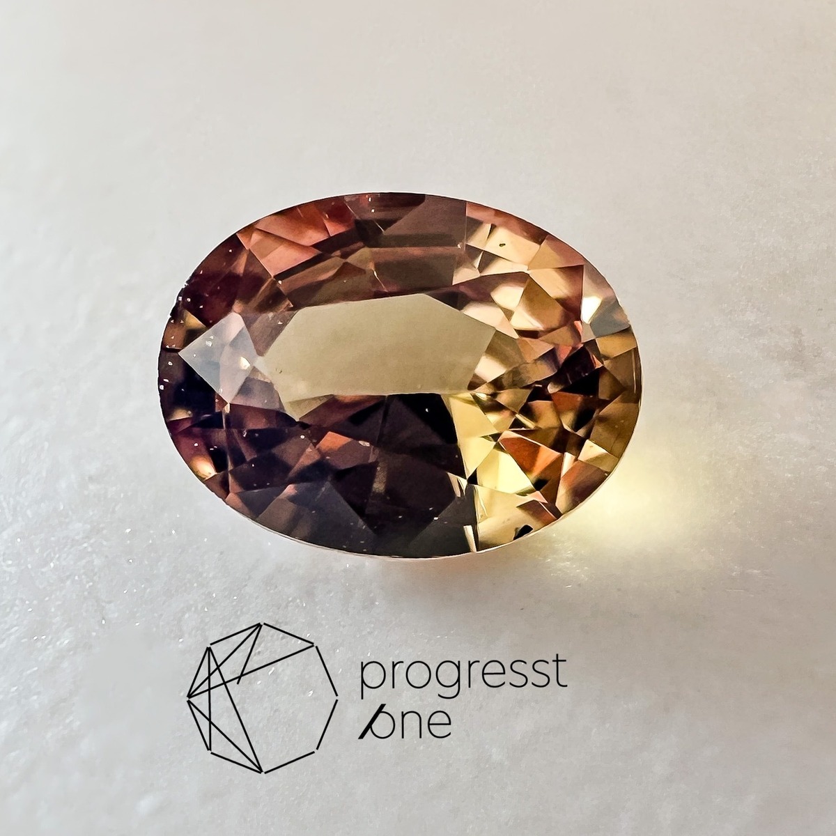 オレンジサファイア0.34ct | progresstone