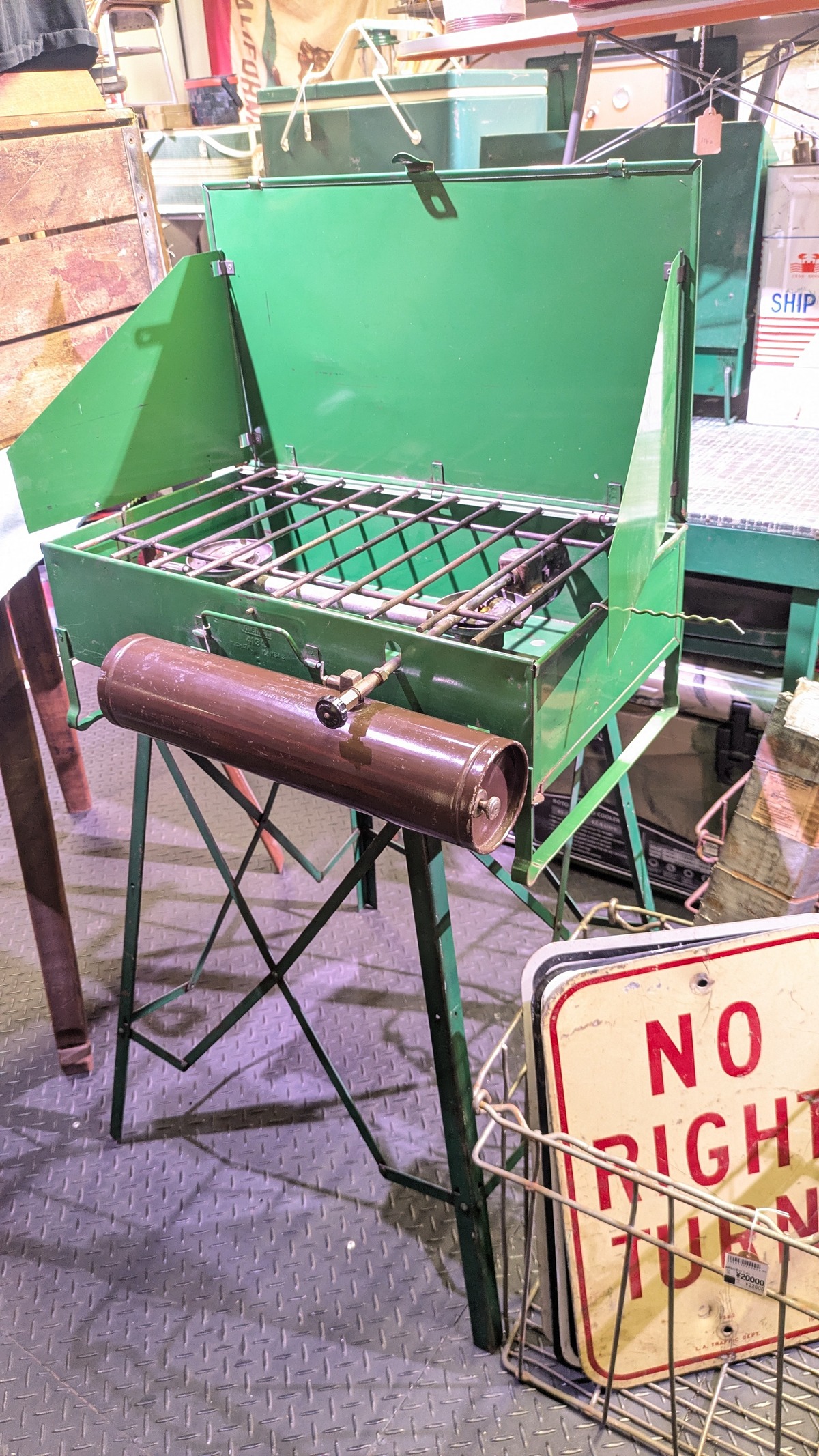 1940's Vintage Coleman413C 2barner Stove CampBarner ビンテージ コールマン413C ツー ...