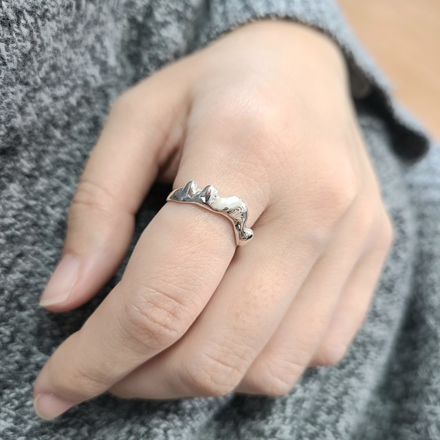 Melt RING / SV925 / メルトリング≪送料無料≫ | kumpelbyp