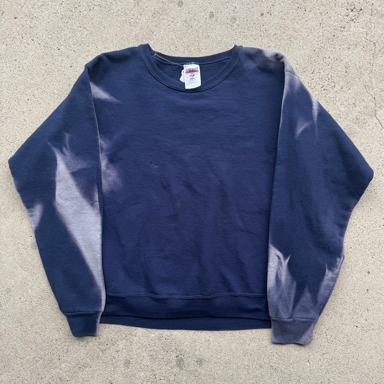 【クレイジーブリーチ】90’s Jerzees Plain Sweat “Crazy Bleach” | spike osu