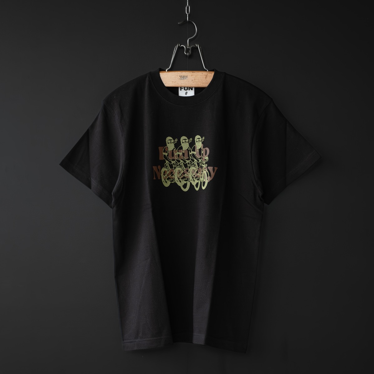 【FUN for modem design】 Fun Up Necessary tee (black) | dros dro