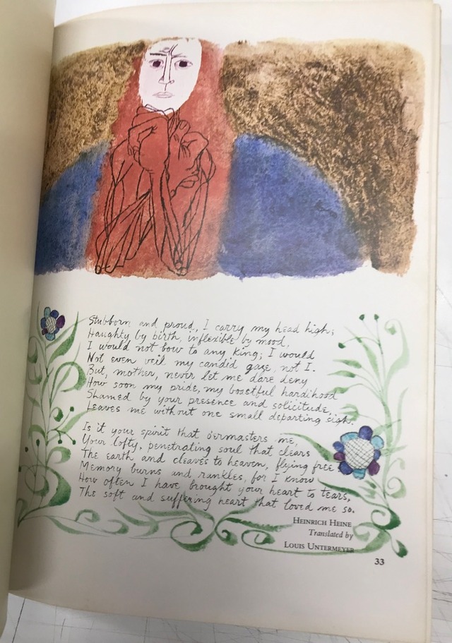 ベン・シャーン BEN SHAHN Love Sonnets LOUIS UNTERMEYER 1974年 Harmony books ...