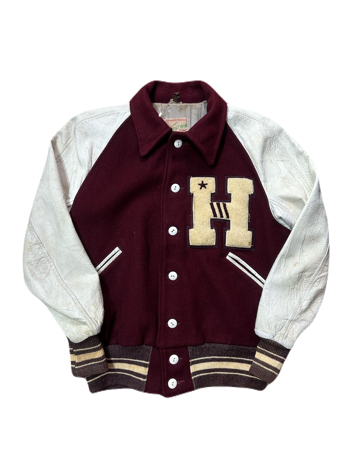 50’s BUTWIN VARSITY JACKET Sheep Skin Special type | room108